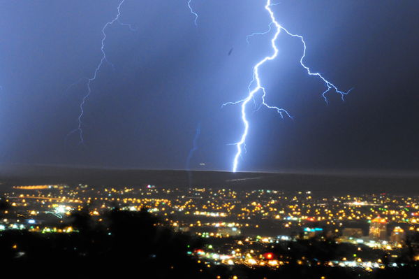 Lightning display over Albuquerque: Some people have asked about ...