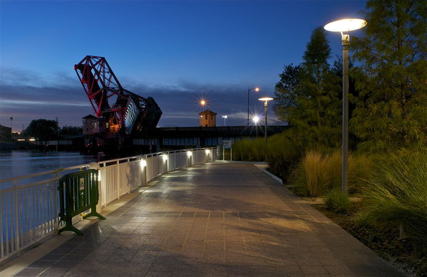 Old Railroad Bridge and The Moon: First picture is the River Walk in ...
