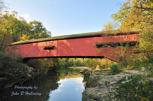 Narrows Covered Bridge in Park Co. IN: This is the covered bridge in ...