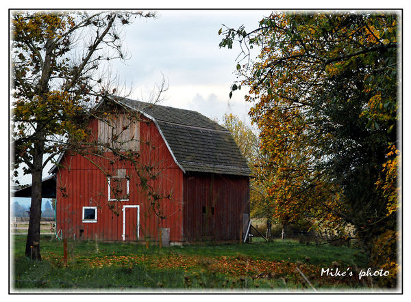 Red barn, covered bridge, Oregon scenes: Oregon has gorgeous fall ...