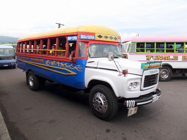 Samoa's classic wooden buses: Some images of Samoa's old wooden buses ...