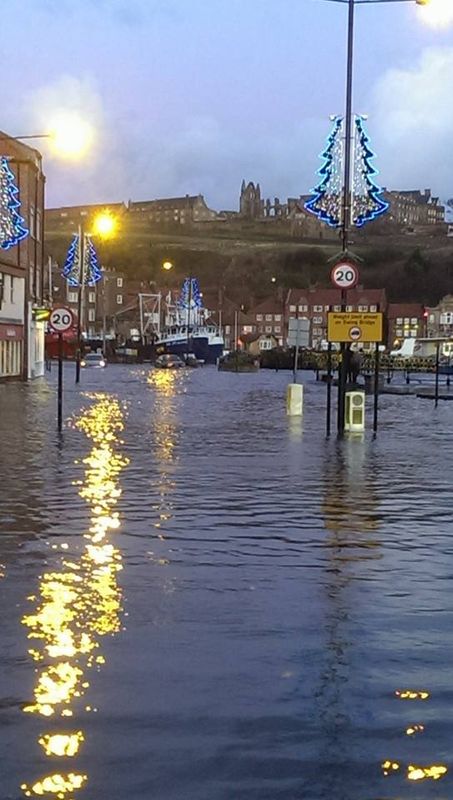 Whitby England, Badly Flooded: Worst floods for over 30 years hit ...