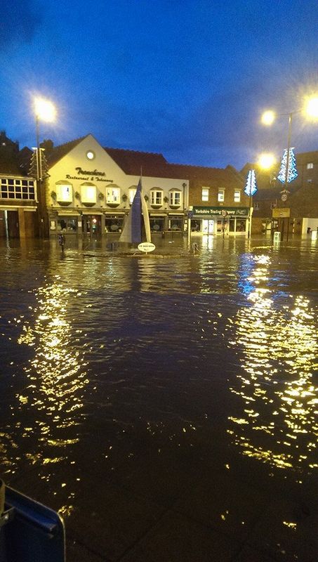 Whitby England, Badly Flooded: Worst floods for over 30 years hit ...