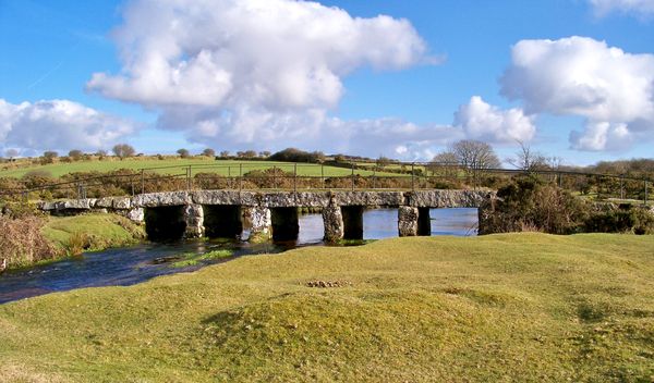 "Clapper Bridge": Delford Bridge, a granite clapper bridge, also known ...