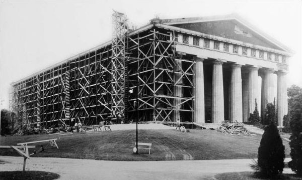 The Parthenon (Nashville): In the center of Centennial Park near ...