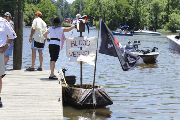 1st annual redneck regata on the tickfaw river La: Went boat ridin with ...