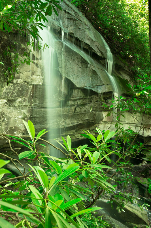 Slick Rock Falls--Before & After: The capture on this waterfall image ...