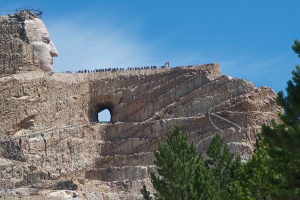Crazy Horse Monument - South Dakota: Crazy Horse Monument is ...