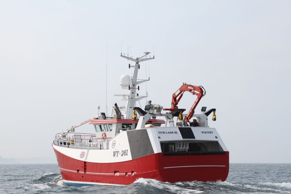 Sea Trials of Previously shown Whitby Trawler Our Lass III: Today was ...