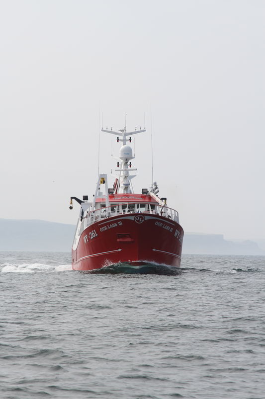 Sea Trials of Previously shown Whitby Trawler Our Lass III: Today was ...