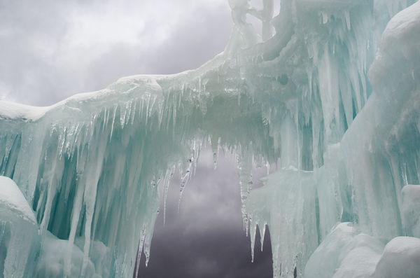 ice castle Loon Mt NH: took this last weekend very cloudy day 18 ...