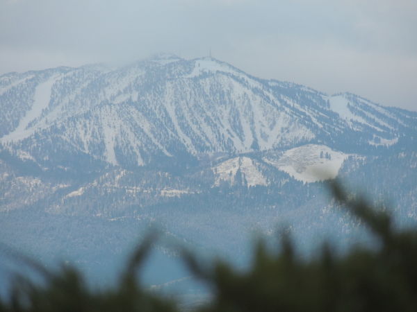 we got our 1st good snow here mt rose ski resort incline villaga lak ...