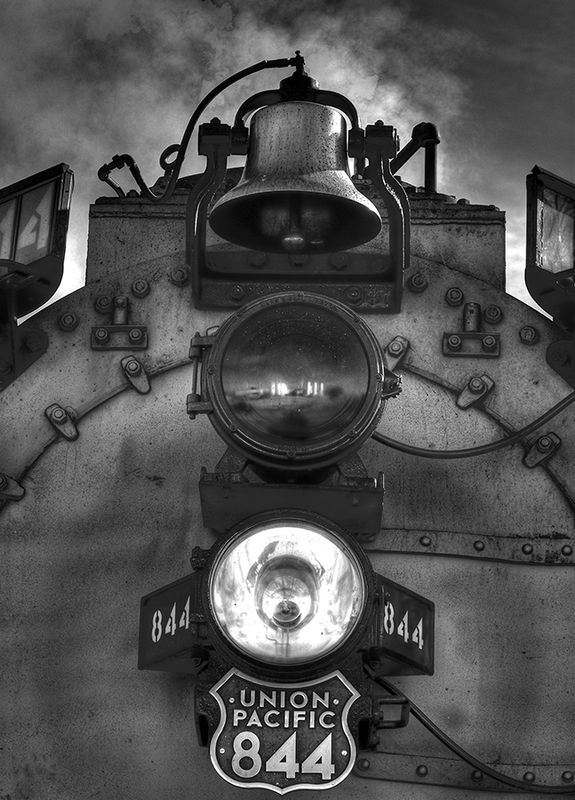 Union Pacific 844 Northern (4-8-4): Nose of Union Pacific's 844 ...