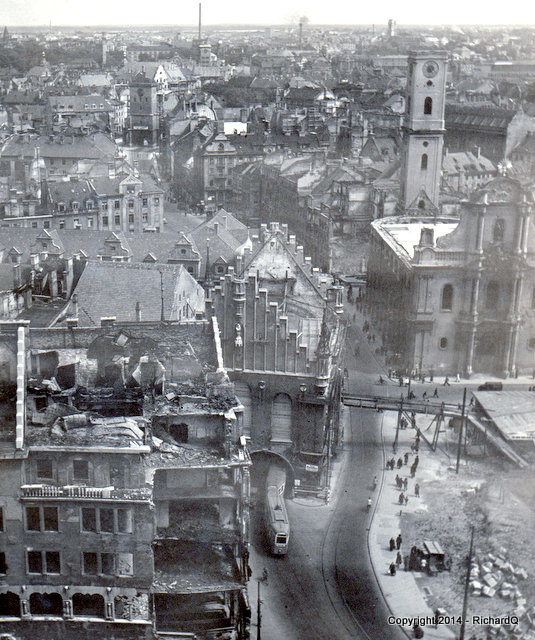 Post-WW II views of bombed Munich - 1948: Munich has a reputation for ...