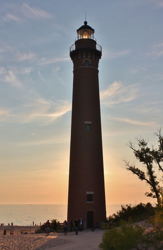 Little Sable Point Lighthouse: We arrived at Little Sable Point ...