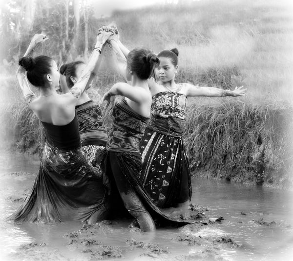 Mud Dance in Bali: Bit messy but fun to watch