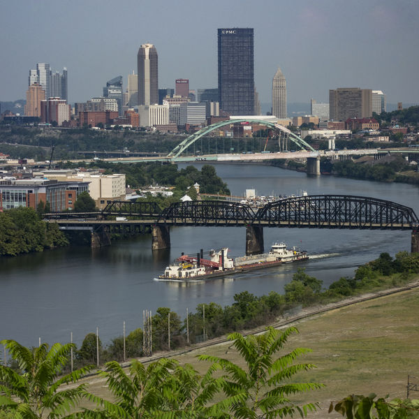 Pittsburgh view from site in Greenfield: Here are two photos from an ...