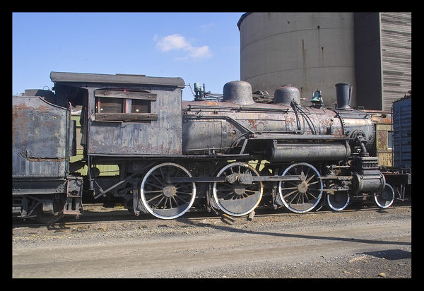 Nickel Plate Engine: Nickel Plate Steam Engine at Steamtown, Pennsylvania.