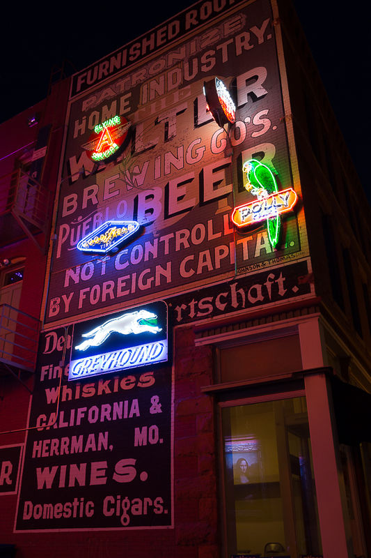 Neon Alley: My photography club recently went to Pueblo, CO to ...