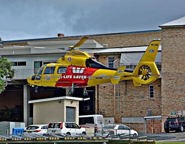 Medivac chopper: Being a small town, Maclean has a correspondingly ...