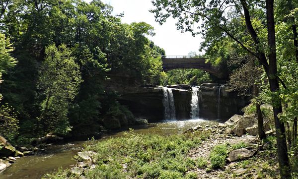 Cascade Park overflow: in Elyria, Ohio.
