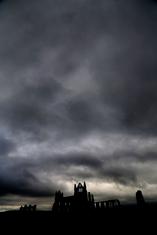 Dracula's Abbey: Whitby Abbey, North Yorkshire, is the inspection for ...