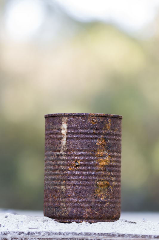 " Rusted Soup Can ": Original Image . . . had to explore . . . Curves ...