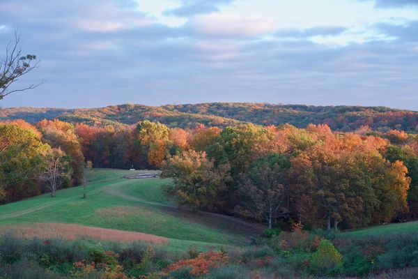 Fall in Brown County Indiana: Some shots from Brown County overlook on ...