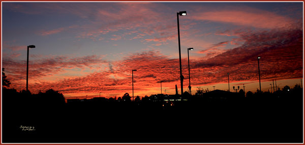 Sunset over my little Town: Went out for a a quick bite this evening at ...