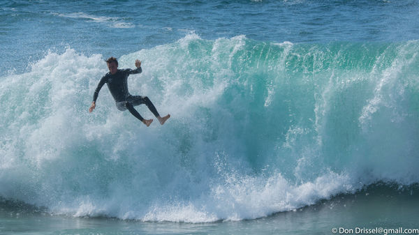 Body Slammed at The Wedge: Took these pics when large swells were ...