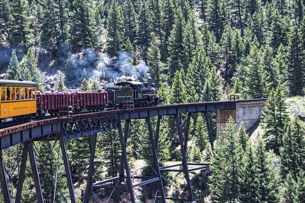 Colorado Train Ride: Took this train ride which is just East of Vail ...