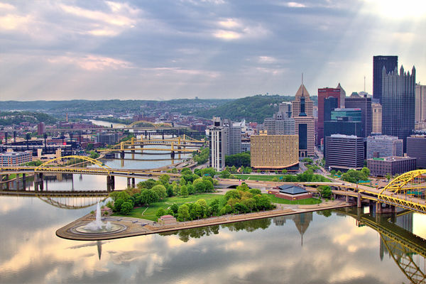 sun rising in Pittsburgh: This photo was taken at 8:05 am this is my ...