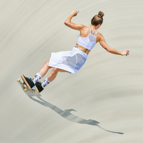 A woman in motion: A woman in motion. Did some photography on Labor day ...