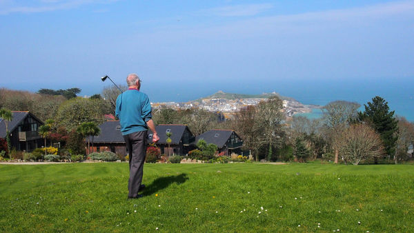 Golf at Tregenna Castle, St.Ives: I took these during a round of golf ...