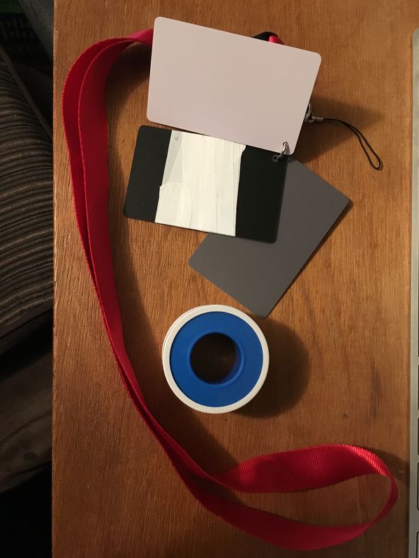 I made a calibrated exposure card for my camera: The good folks at ...