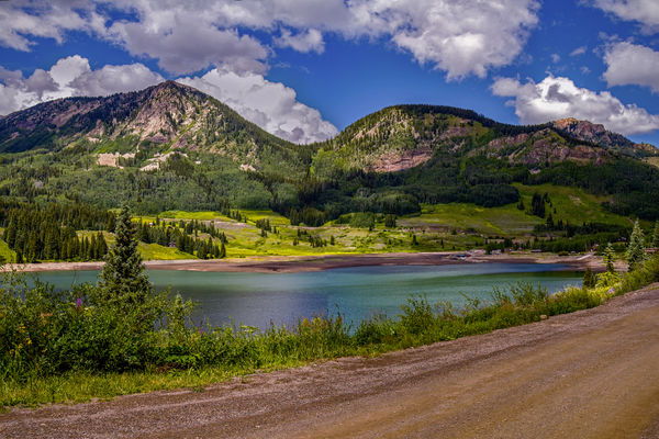Trout Lake Colorado: A quick hand held 4 shot image. Stitched in ...