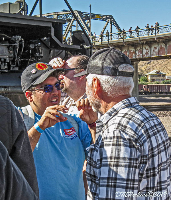 Jon and Mom 4014 Big Boy before the train: Well I finally got all the ...