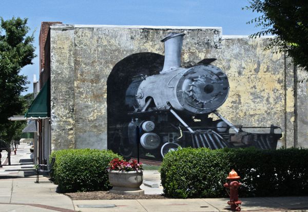 Coming Through: Downtown Winnsboro, SC.