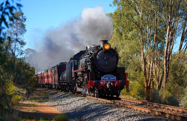 Steam Engine 5917 & 42103: Down at Wagga Wagga...