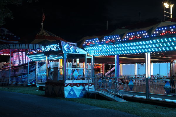 Fairgrounds At Night: Went to the Columbia County Fairgrounds in ...