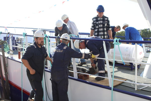 (Part 2) New Trawler Launched Today in Whitby North Yorkshire UK ...