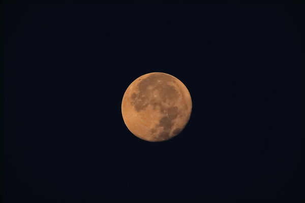 Smokey Moonset and Sunrise: The smoke has been here for over 1 month ...