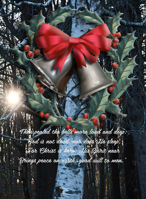 A Verse From The Carol "I Heard The Bells On Christmas Day.": The words ...