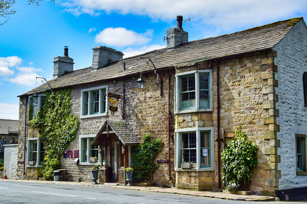 Yorkshire inn: another fine Yorkshire inn, pic taken near Settle in the ...