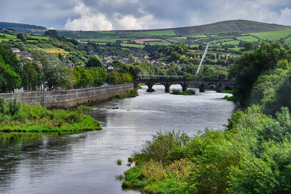 Northern Ireland: Omagh Region Landscapes: On our way south from Derry ...