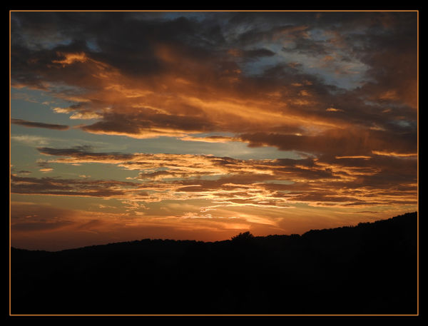 August Sunset: Watching a sunset is usually a surprise as to what it ...