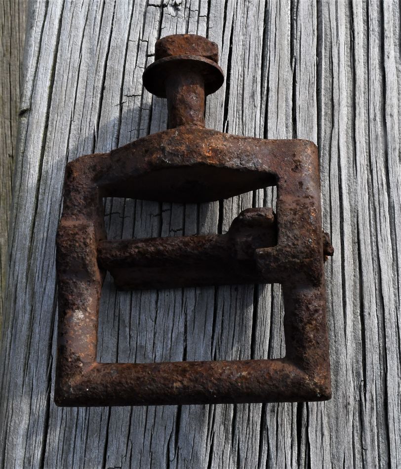 Have all seen better days: Rust adds such character to everyday items...