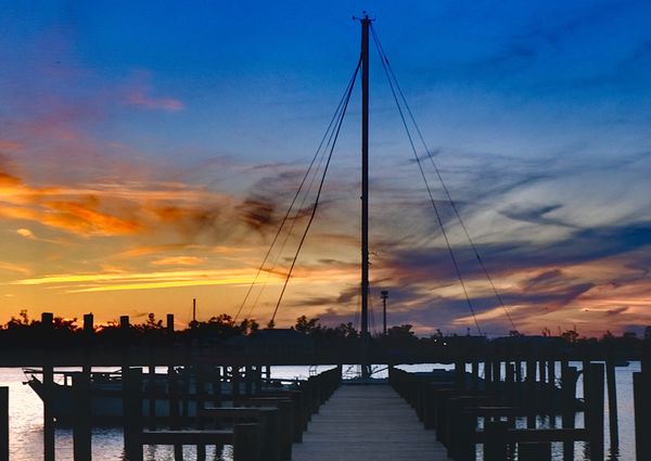 watson bayou: sunset two nights ago at Watson bayou callaway fl...
