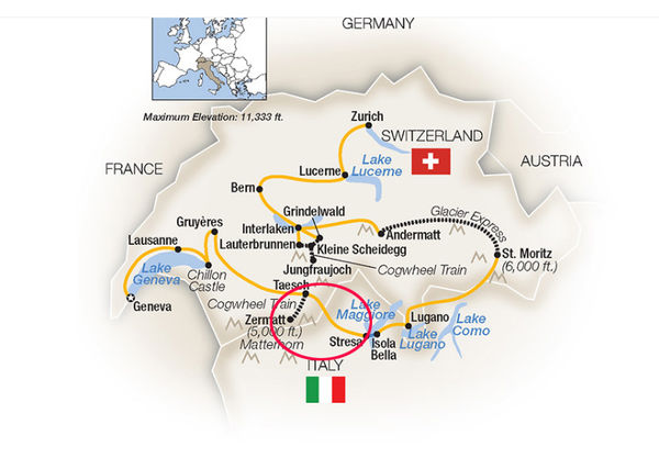 Switzerland: The Simplon Pass: We continued our trip to Northern Italy ...