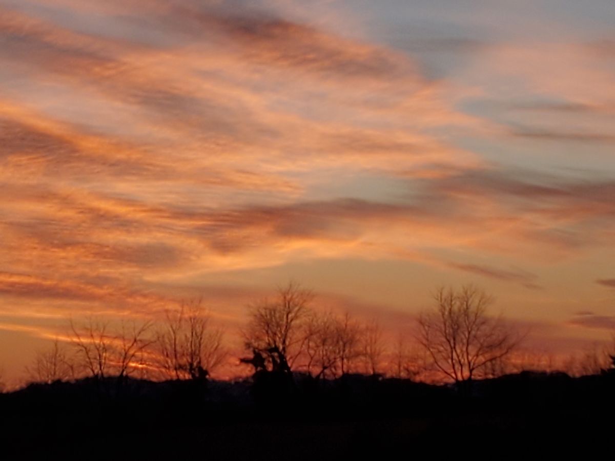 I know, another boring sunset!!! During our evening walk we were ...